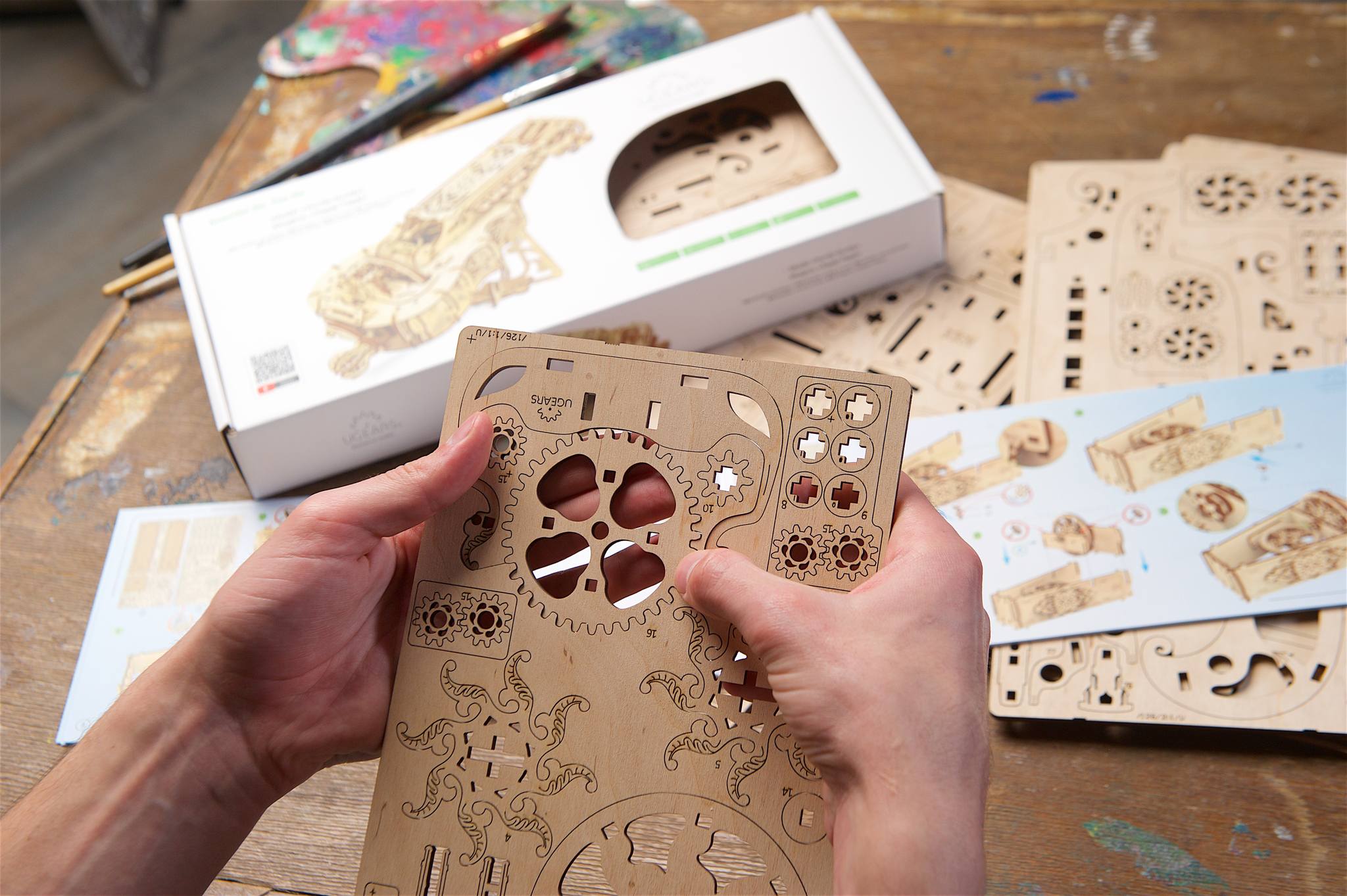 Puzzle 3D Mécanique en bois UGEARS. Distributeur Officiel en France
